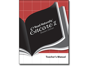 Read Naturally Encore/Encore II Teacher's Manual :: Read Naturally, Inc.