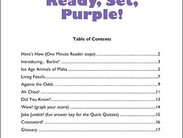 One Minute Reader® Books :: Read Naturally, Inc.