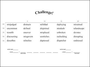 Word Warm-ups® :: Read Naturally, Inc.